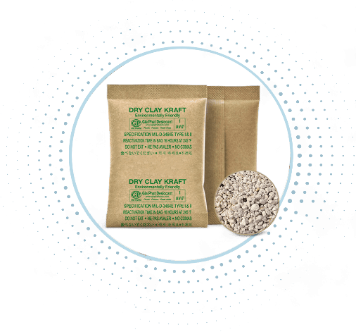 Gói hút ẩm Pure Clay (Bao bì Kraft)